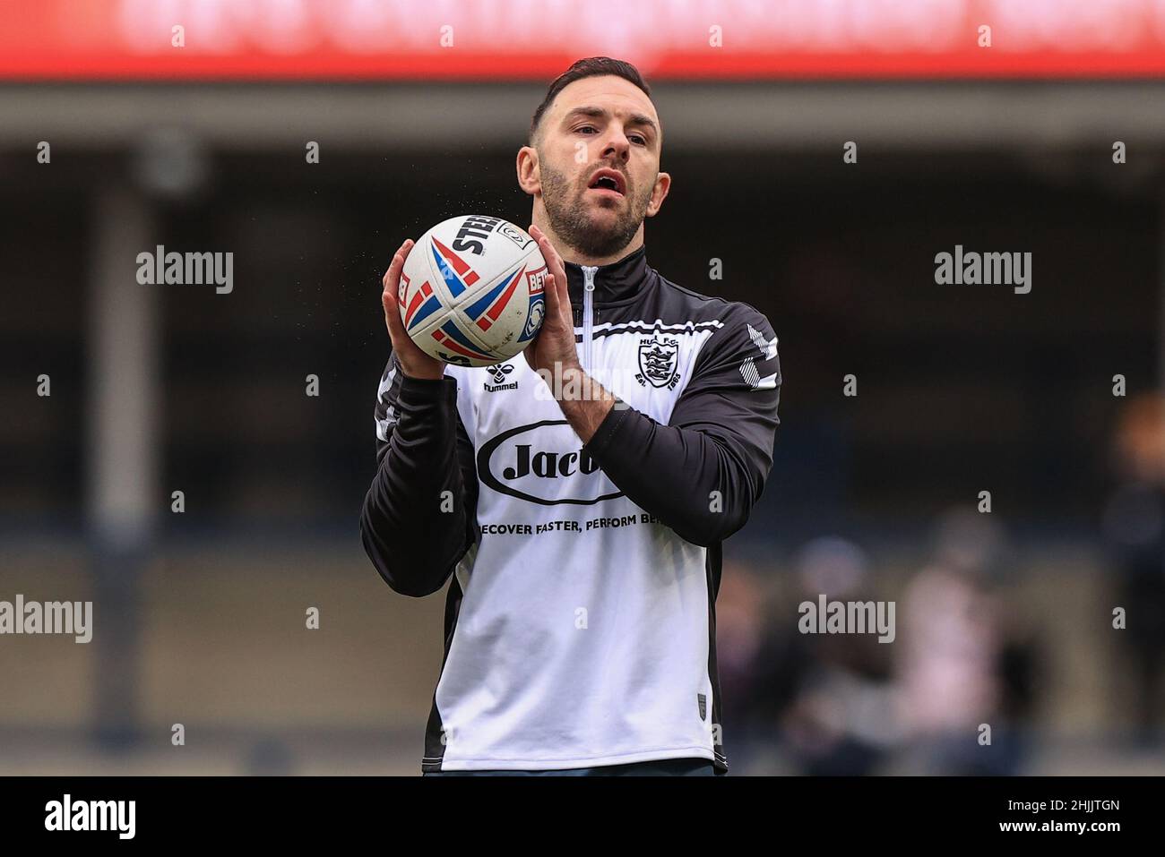 Luke Gale of Hull FC during pre-game warm up Stock Photo - Alamy