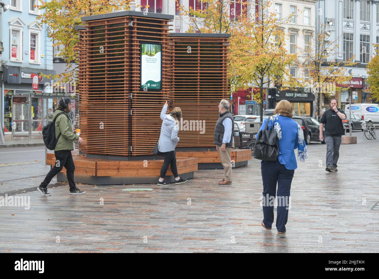 Robot CityTrees installed in Cork’s city centre uses IoT technology and ...