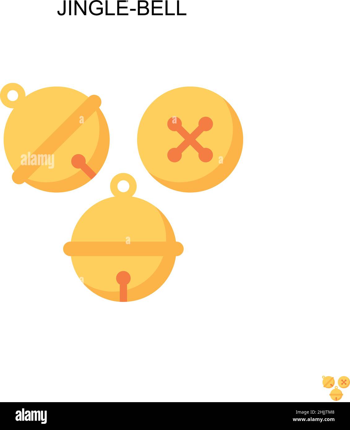 Bell celebration Stock Vector Images - Alamy