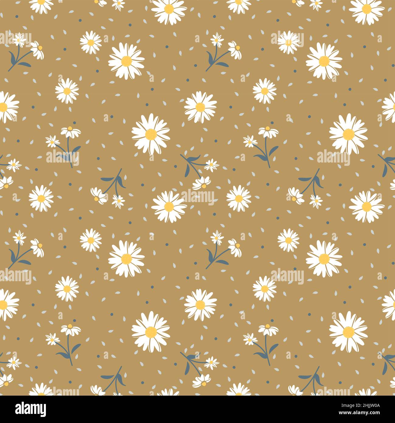 Daisies texture Stock Vector Images - Alamy