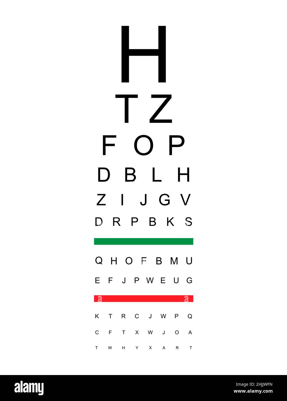 Test visual measure icon, optical chart letter symbol, optometrist ...