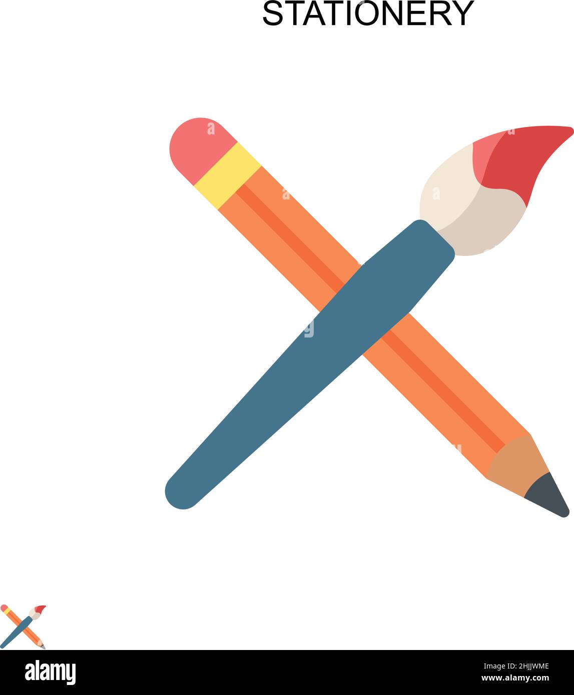 Stationery Stock Vector Images - Alamy