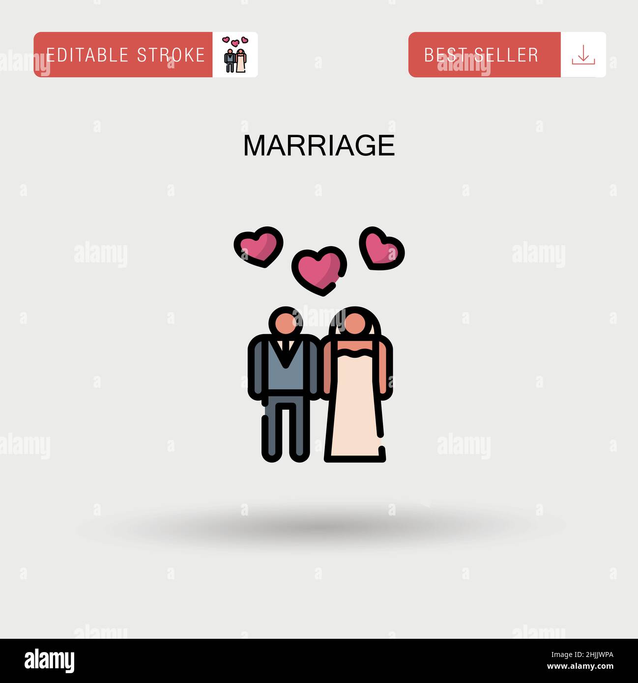 Wedding ring engagement marriage concept Stock Vector Images - Alamy