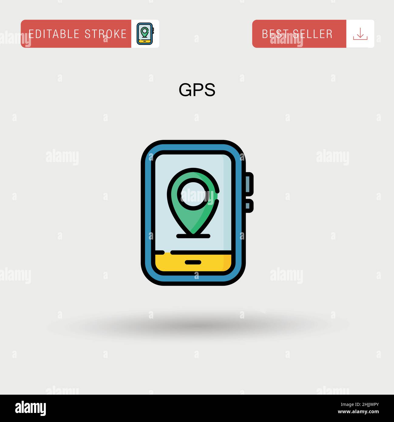 Car navigation map Stock Vector Images - Alamy