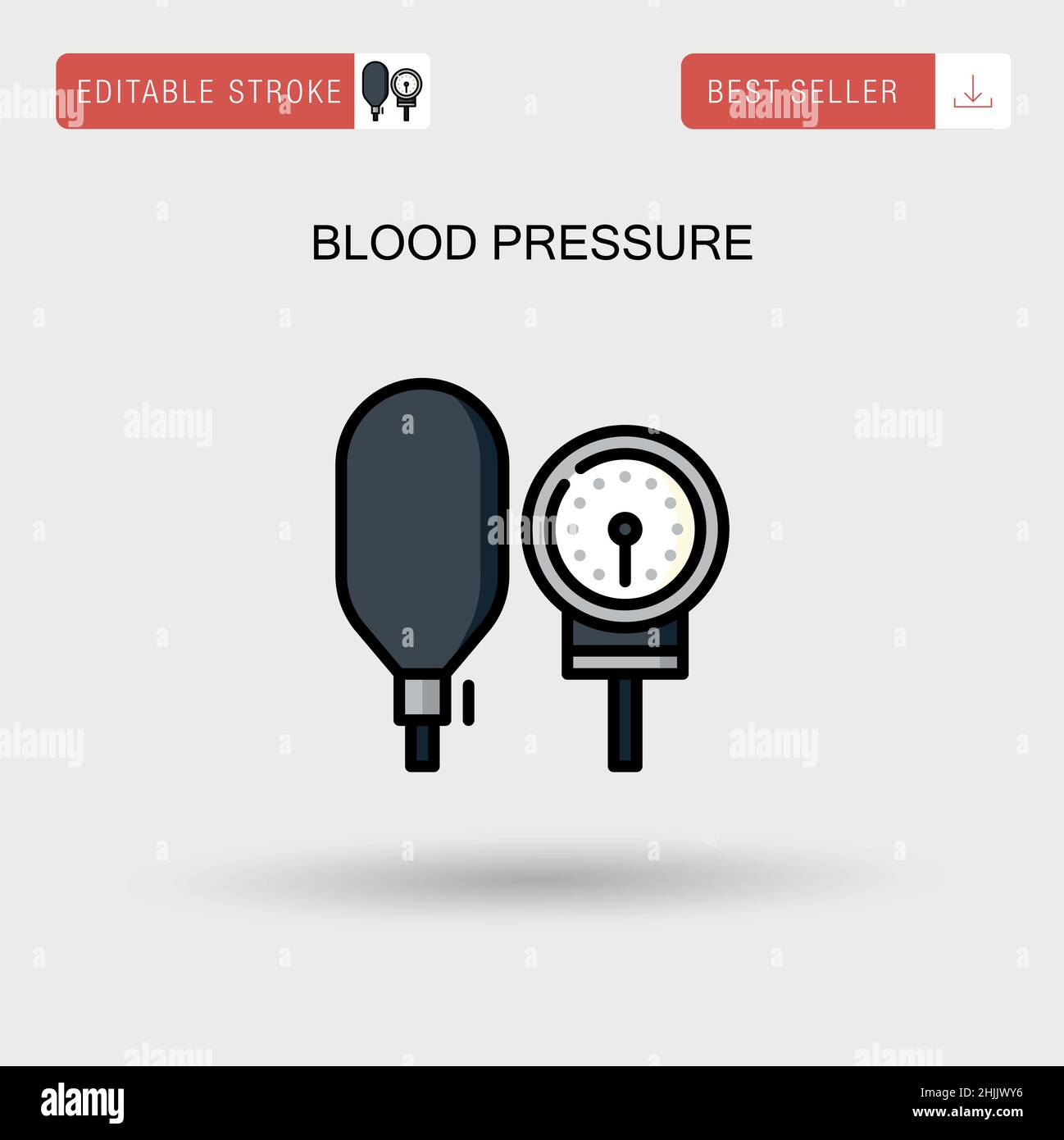 Blood pressure icon hi-res stock photography and images - Alamy