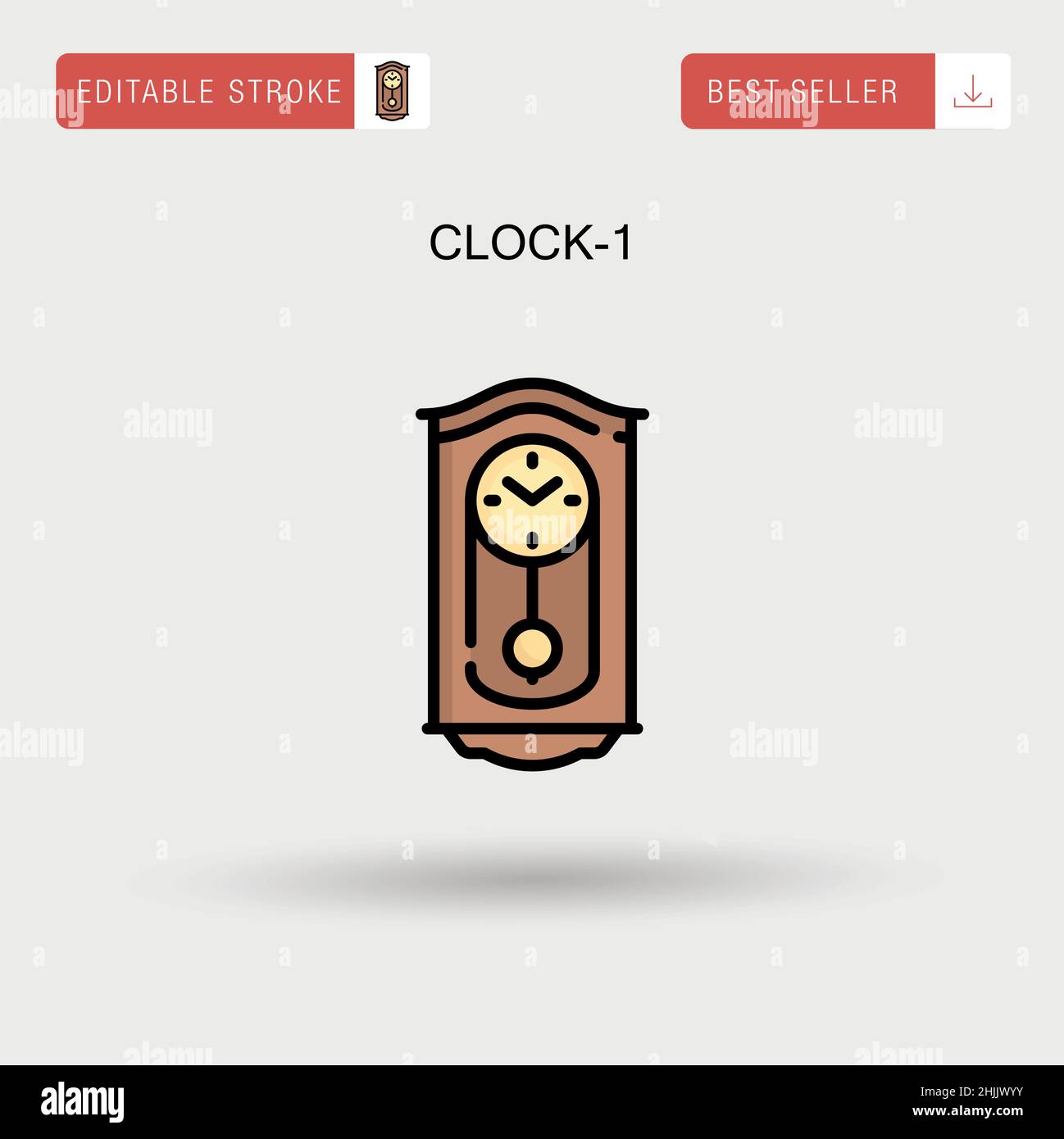 Simple hand drawn doodle clock hi-res stock photography and images - Alamy