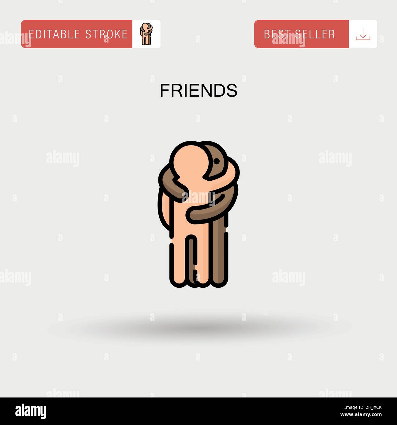 Female friends friendship Stock Vector Images - Alamy