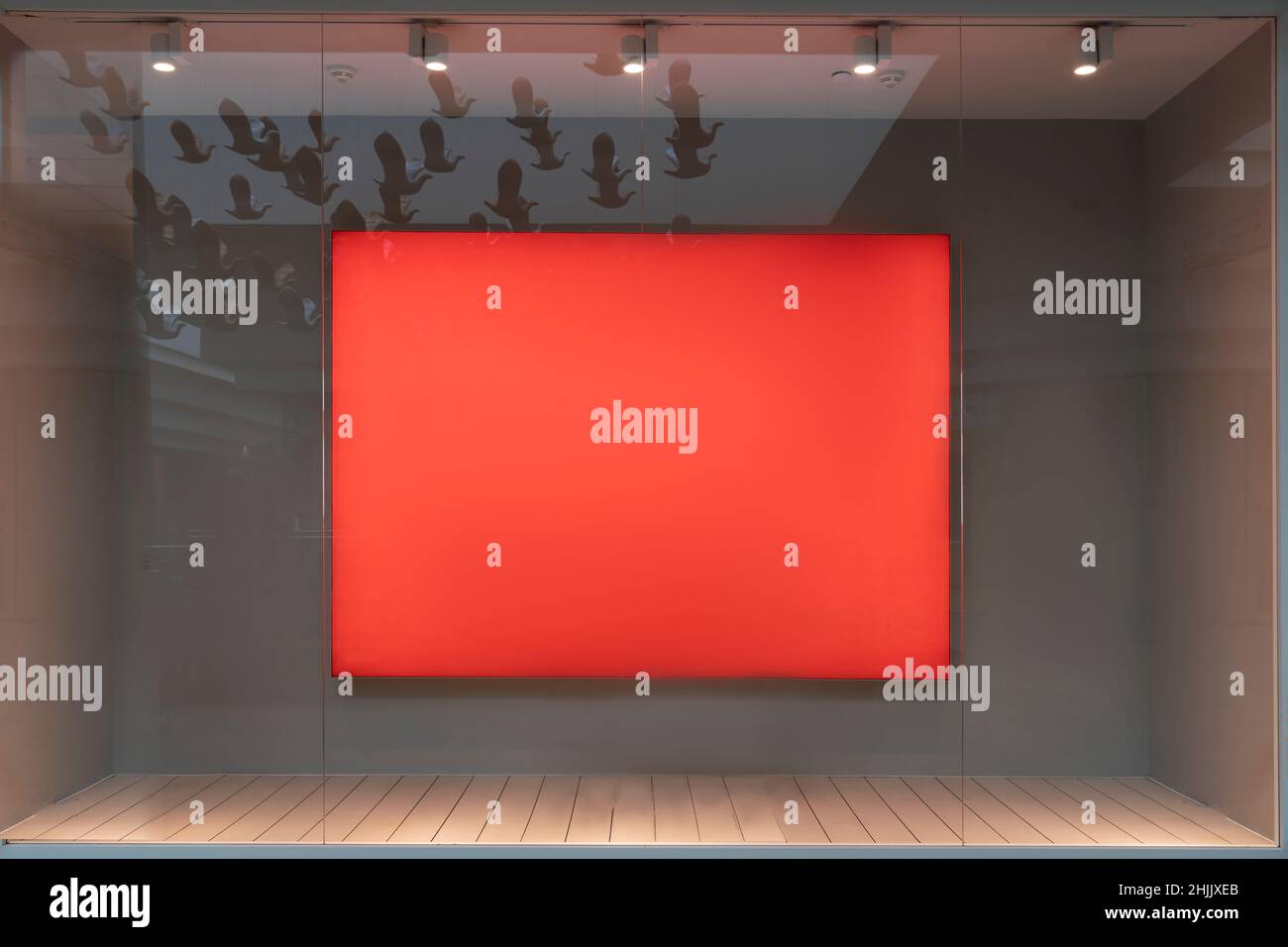 red, background, frame, realistic, rectangular, billboard, empty, sign ...