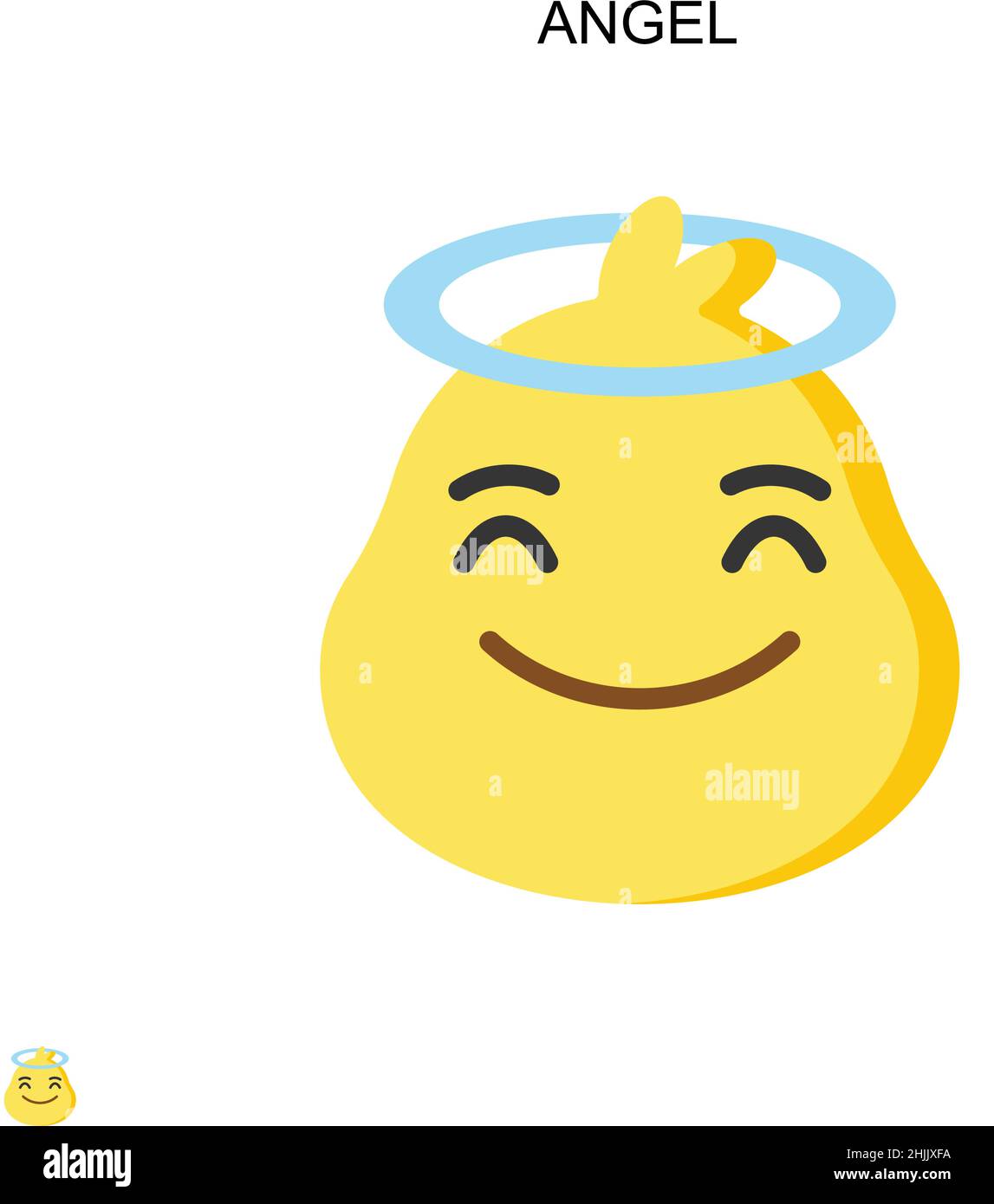 Pair angel wings icon cartoon hi-res stock photography and images - Alamy