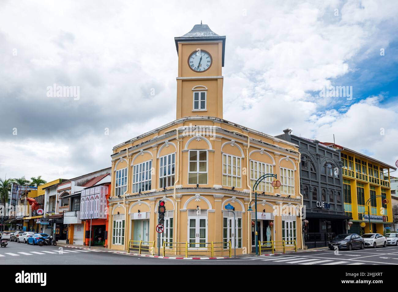 Phuket, Thailand - December 2021: Phuket Town Clock Tower in Phuket Old ...