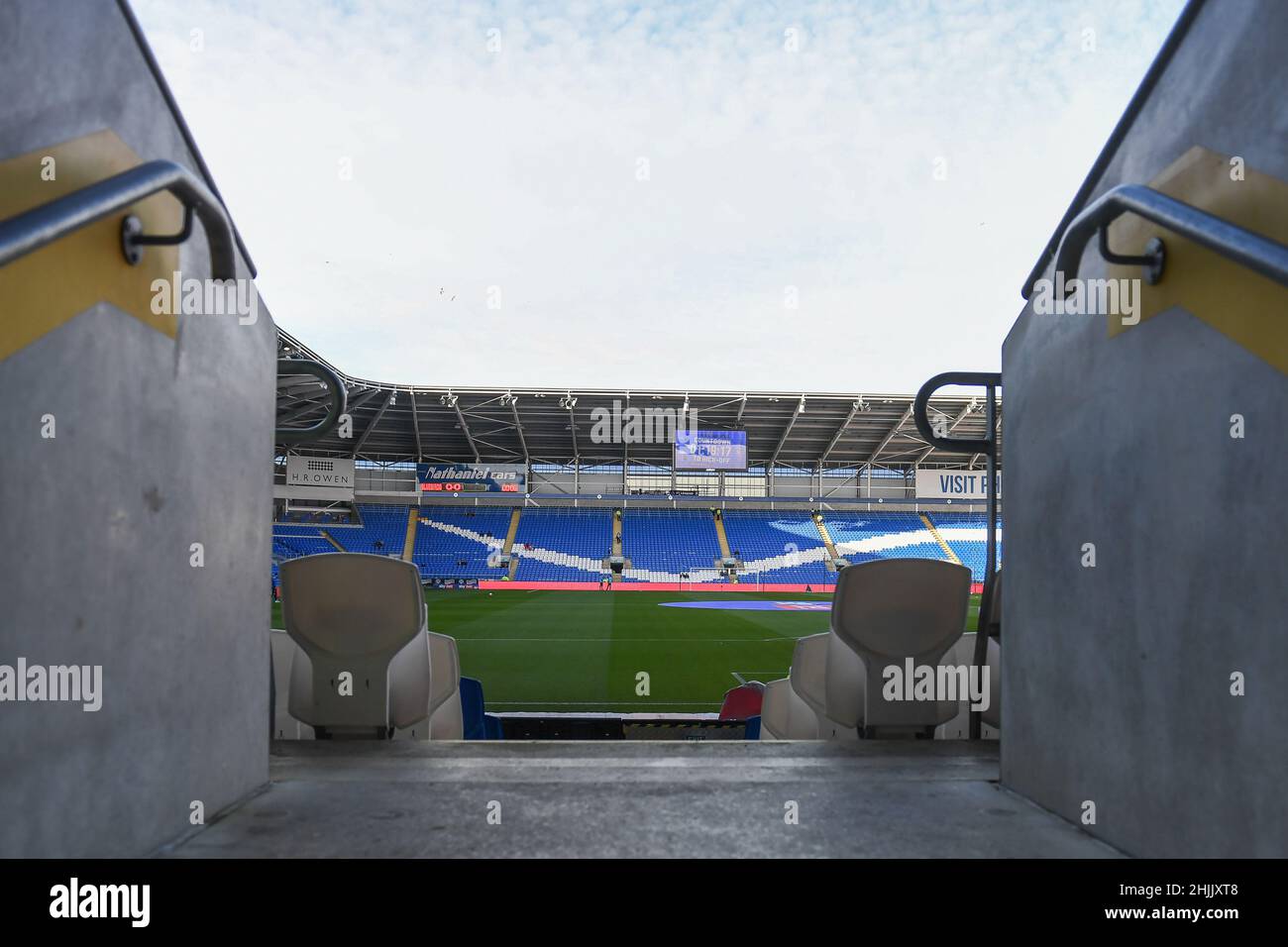 General view of Cardiff City Stadium, Home of Cardiff City Stock Photo ...
