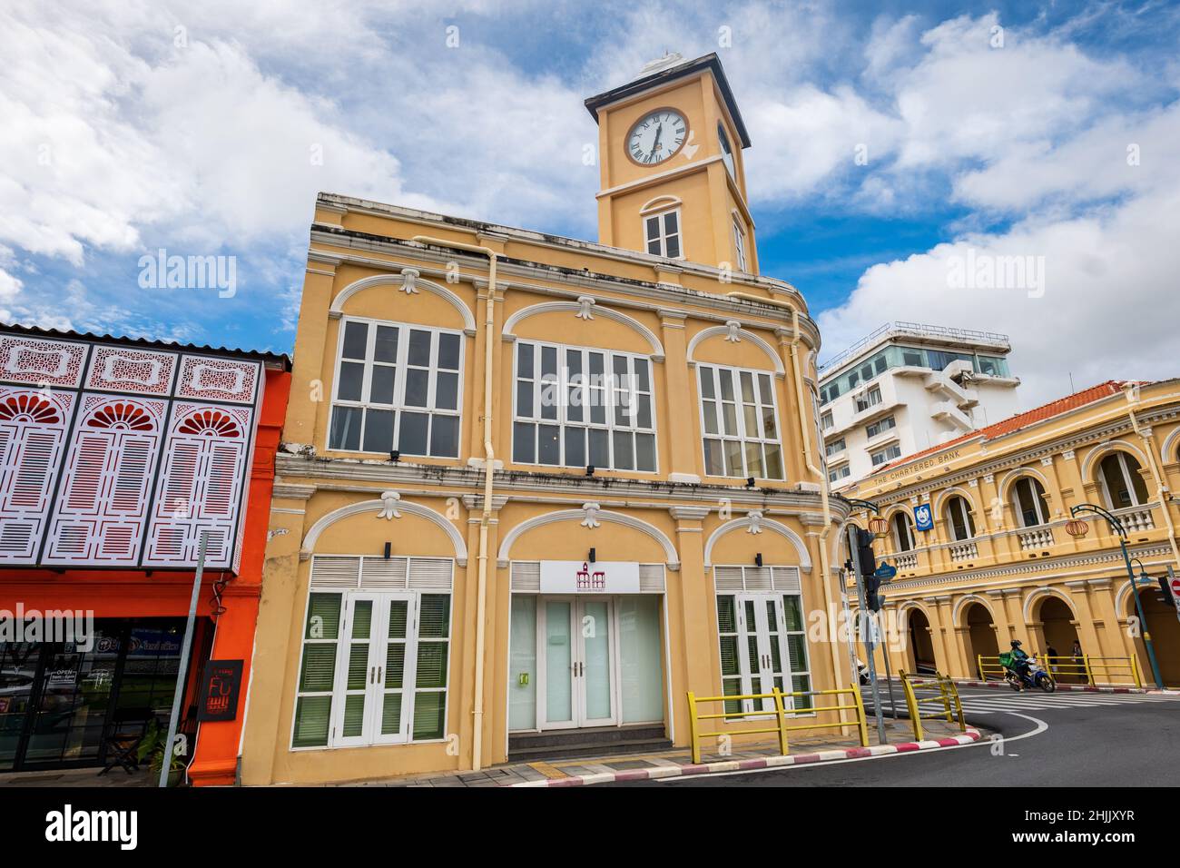 Phuket, Thailand - December 2021: Phuket Town Clock Tower in Phuket Old ...