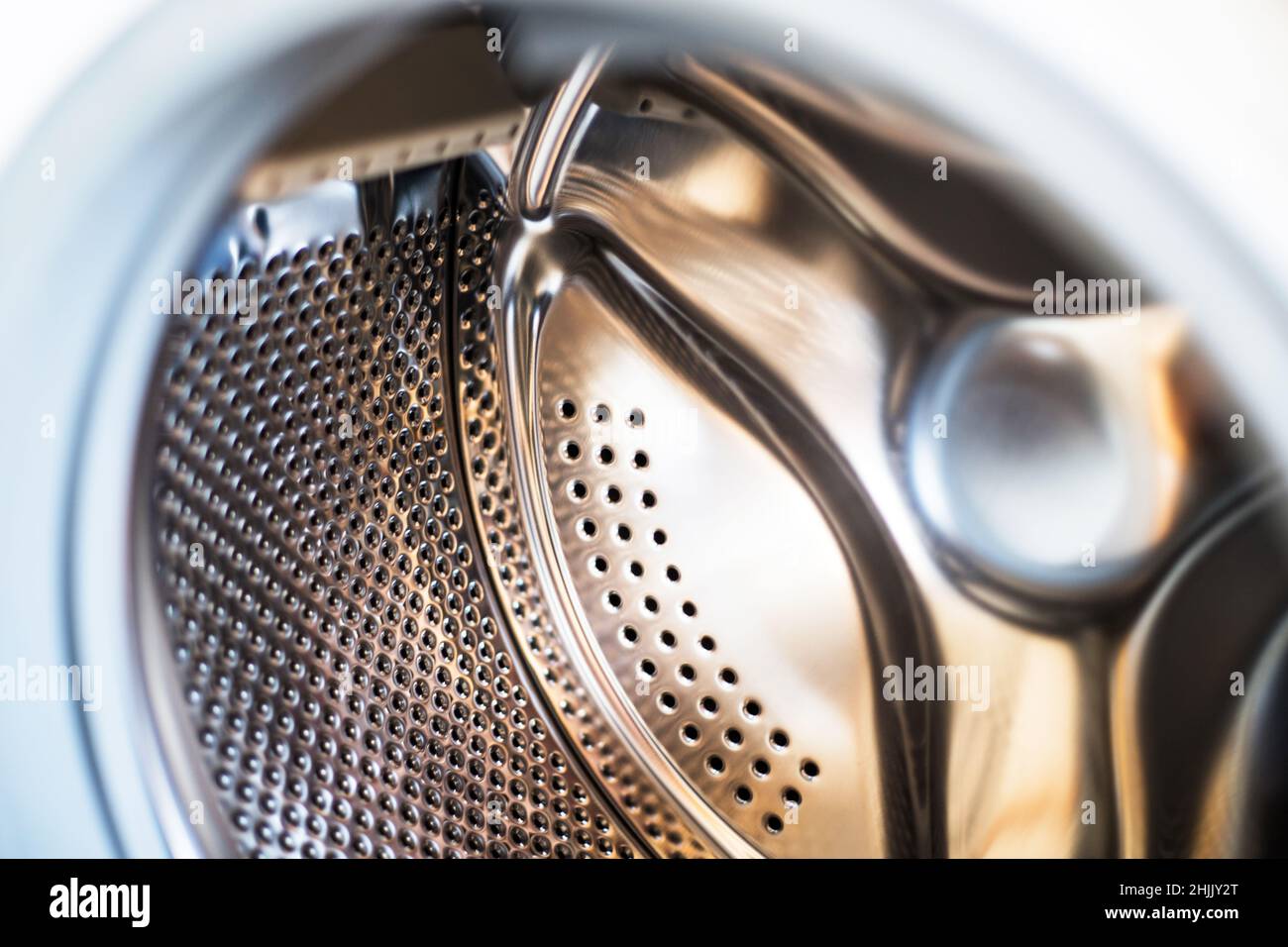 washing machine drum inside view Stock Photo - Alamy