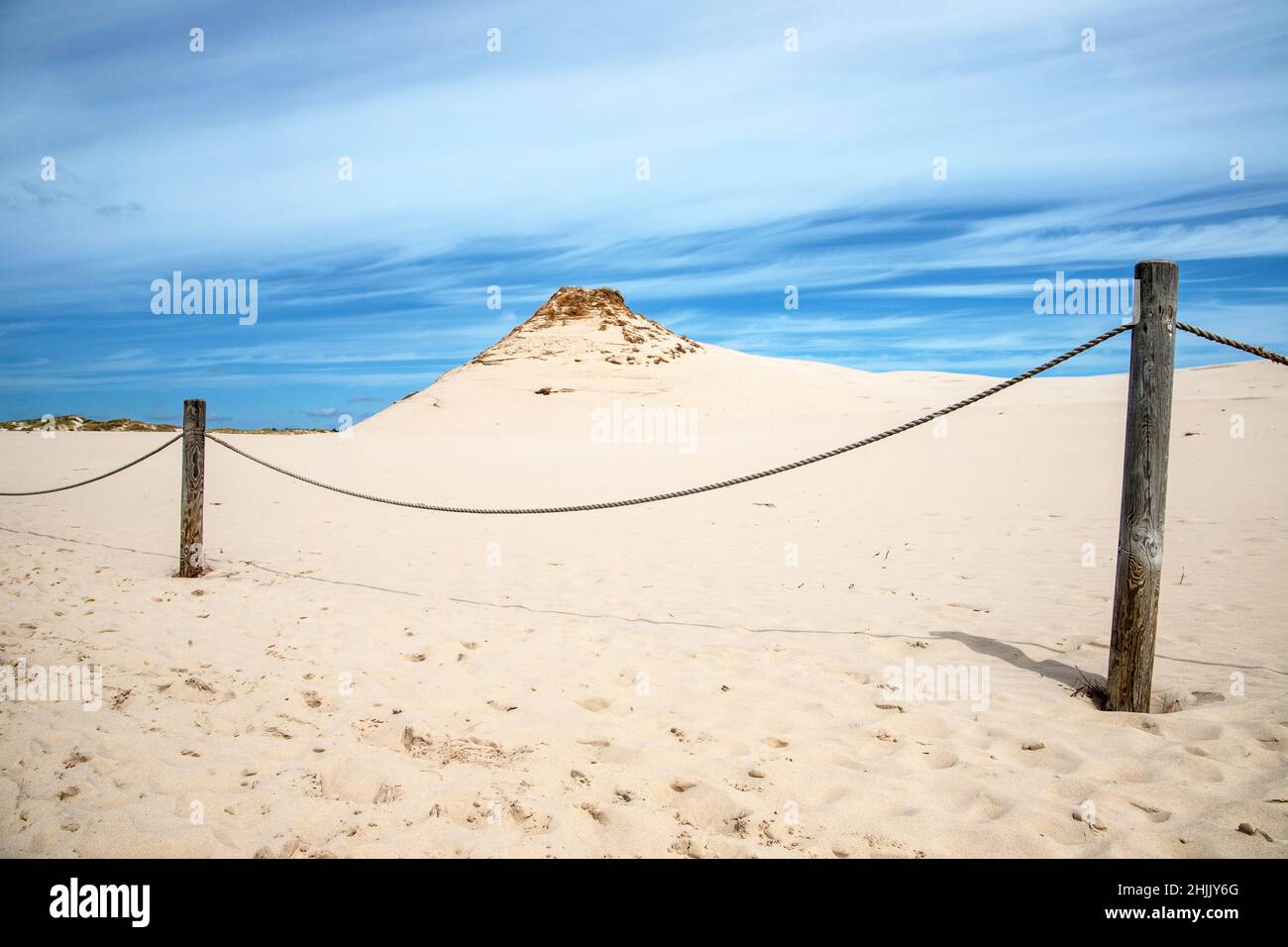 Moving dunes in Slowinski National Park, Leba, Poland Stock Photo - Alamy