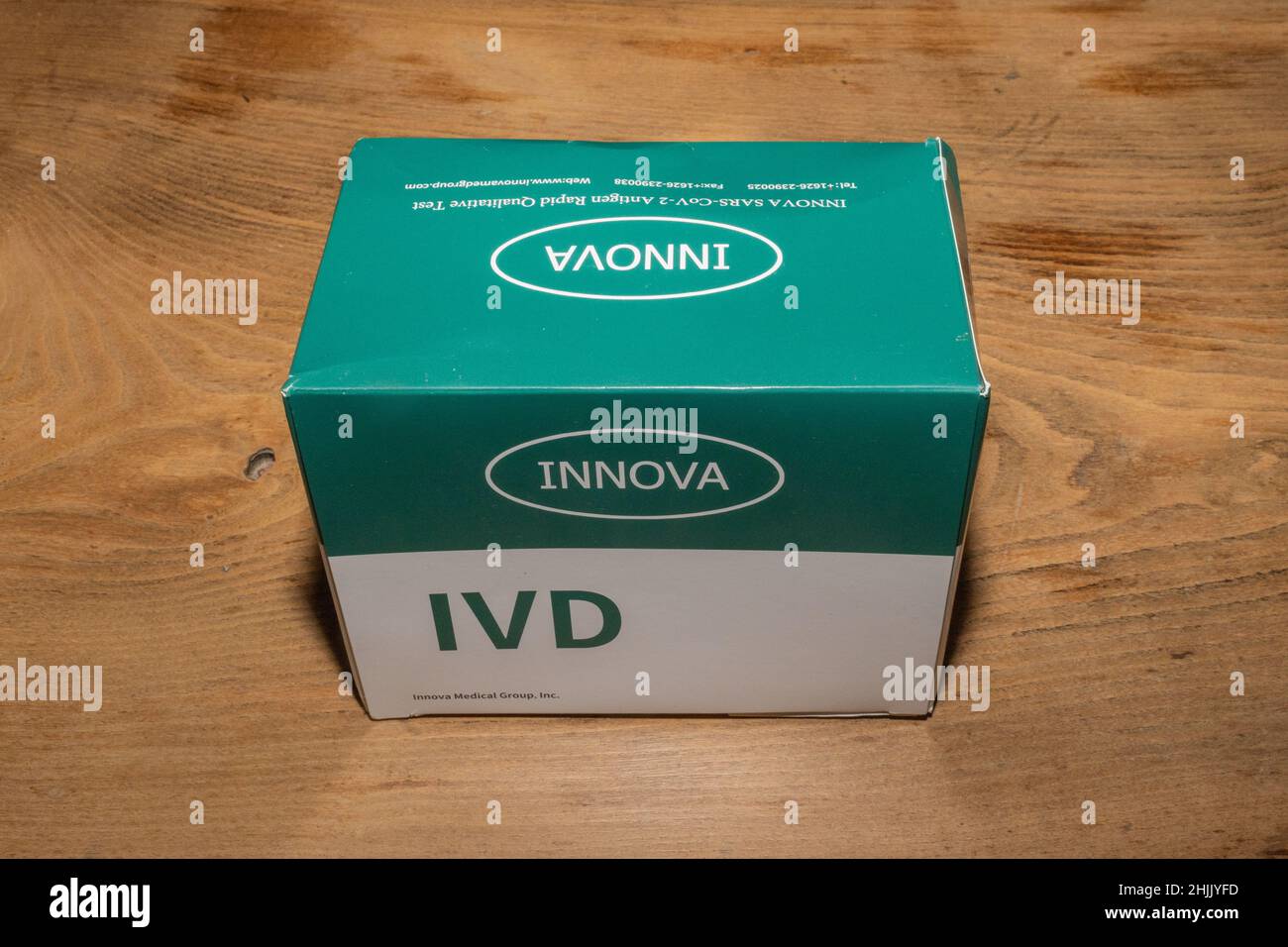 Innova Lateral Flow Rapid Antigen Test Kit, box, IVD Stock Photo - Alamy