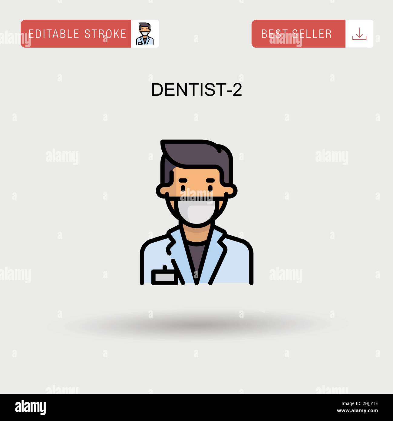 Male doctor surgeon dentist Stock Vector Images - Alamy