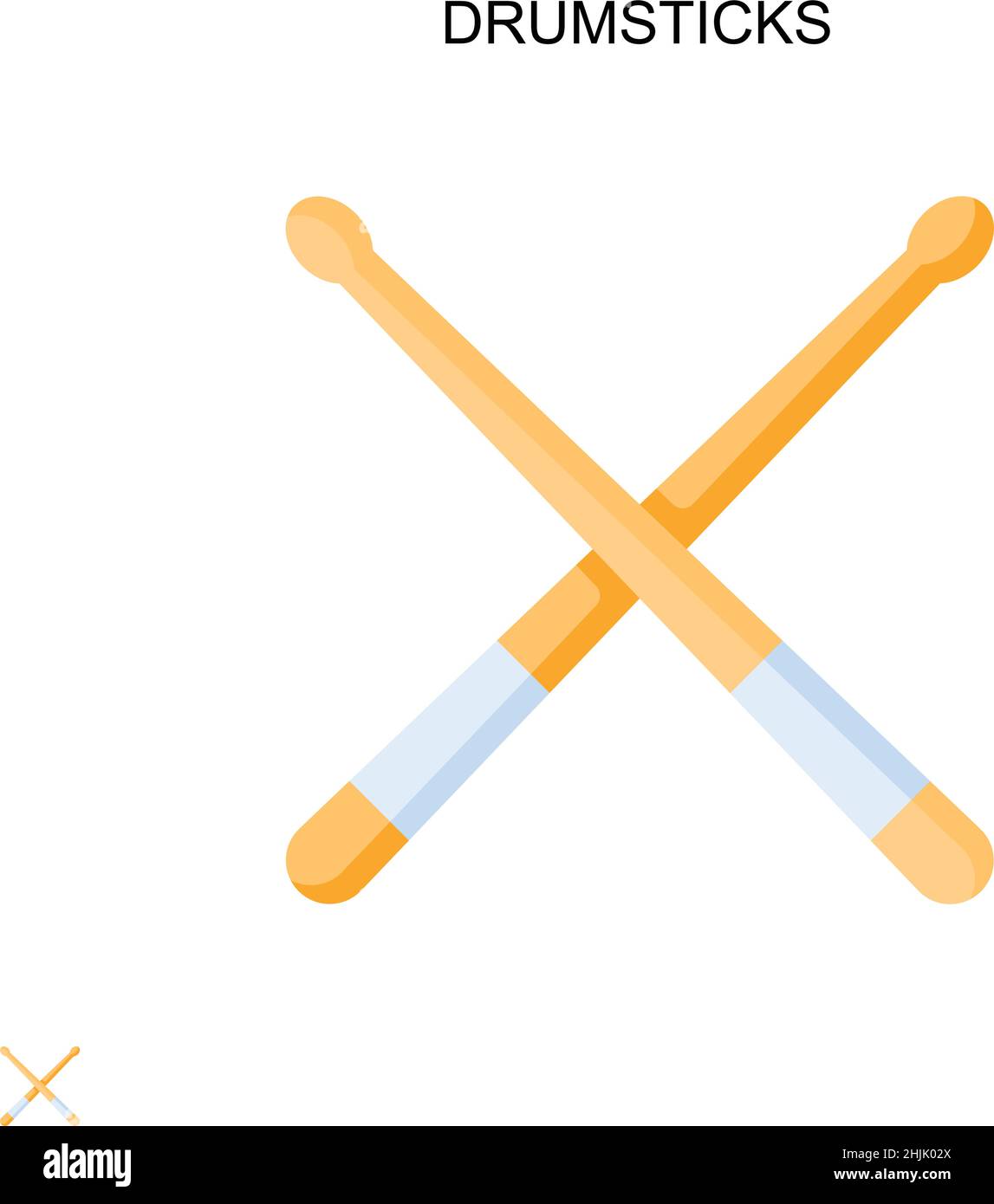 Drumstick Drumsticks Stock Vector Images - Alamy