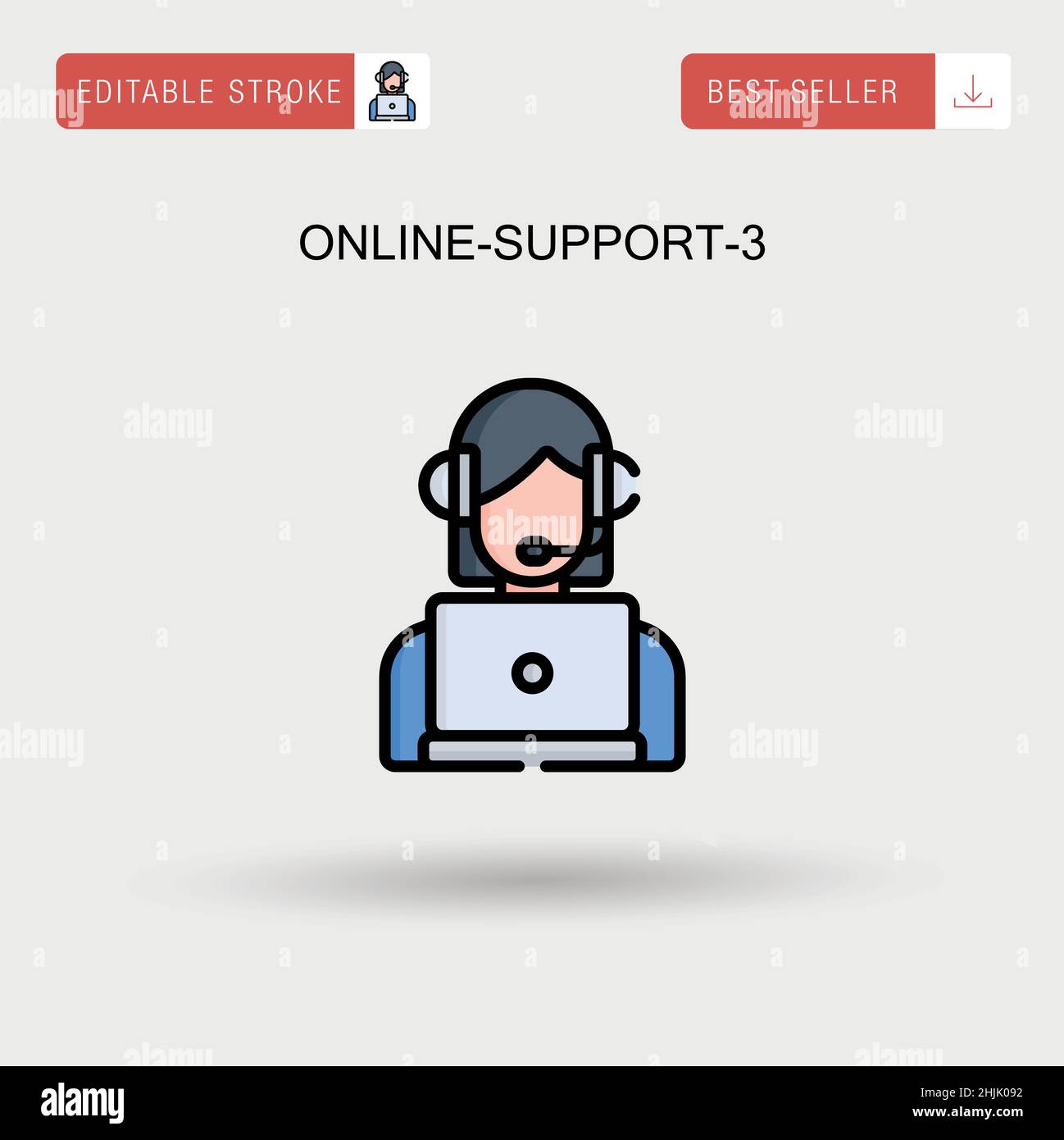Online support group icon Stock Vector Images - Alamy