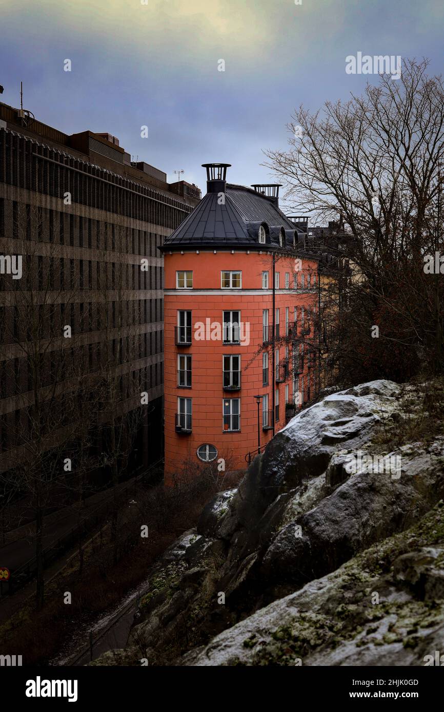 A high contrast building Stock Photo - Alamy