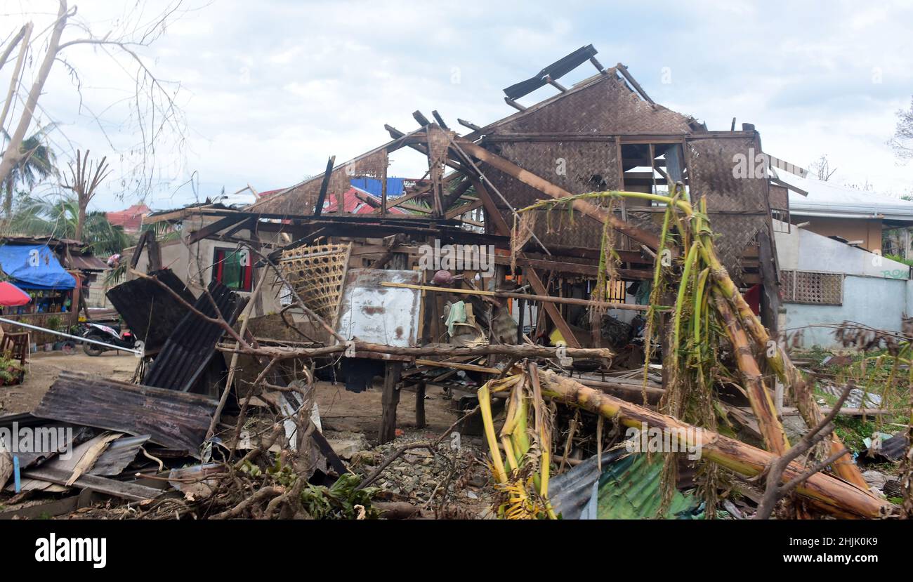 Tagbilaran, Bohol, Philippines. 24th Dec, 2021. Aftermath of Typhoon ...