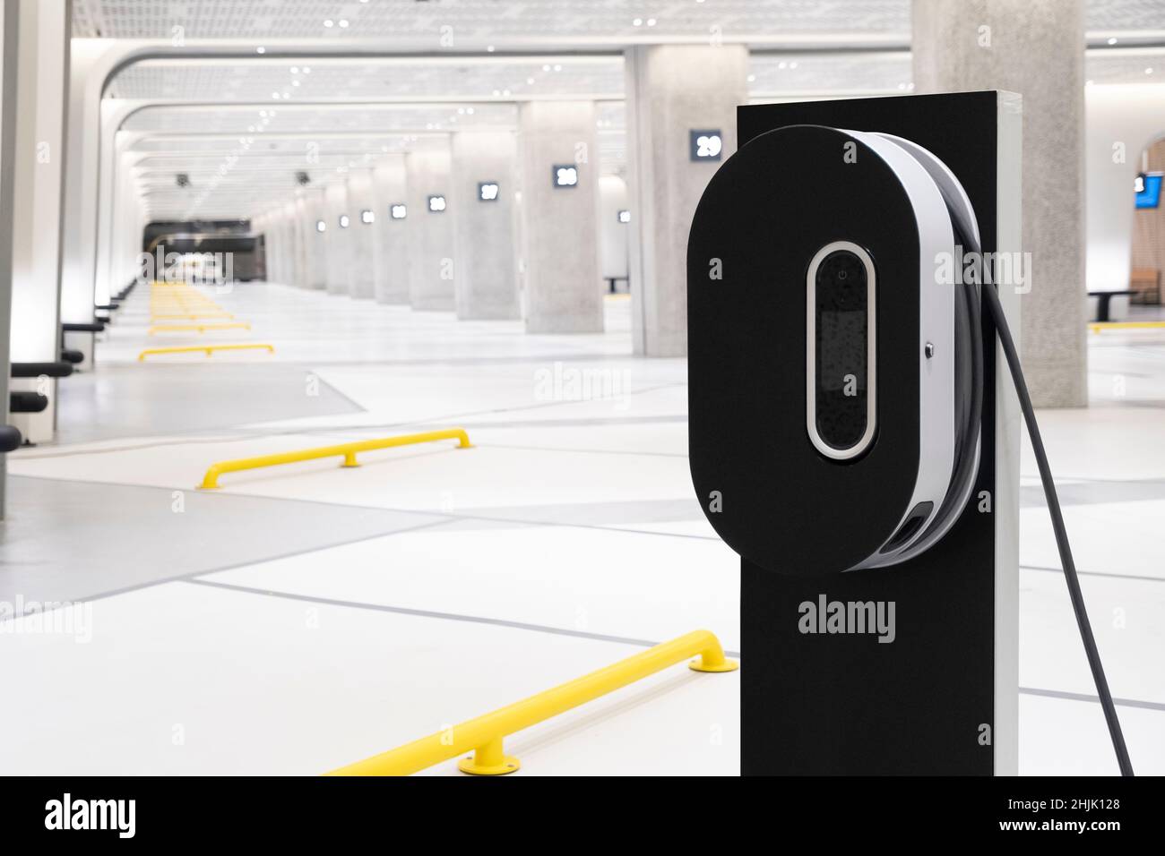 electric car charging station, front view Stock Photo - Alamy