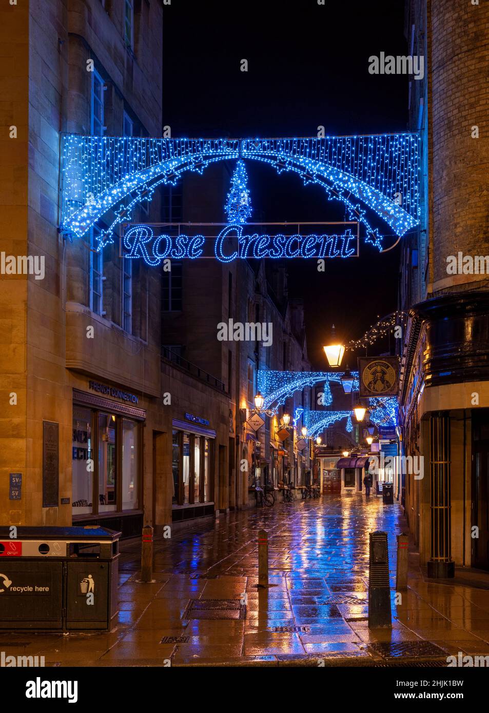 Cambridge christmas lights hi-res stock photography and images - Alamy