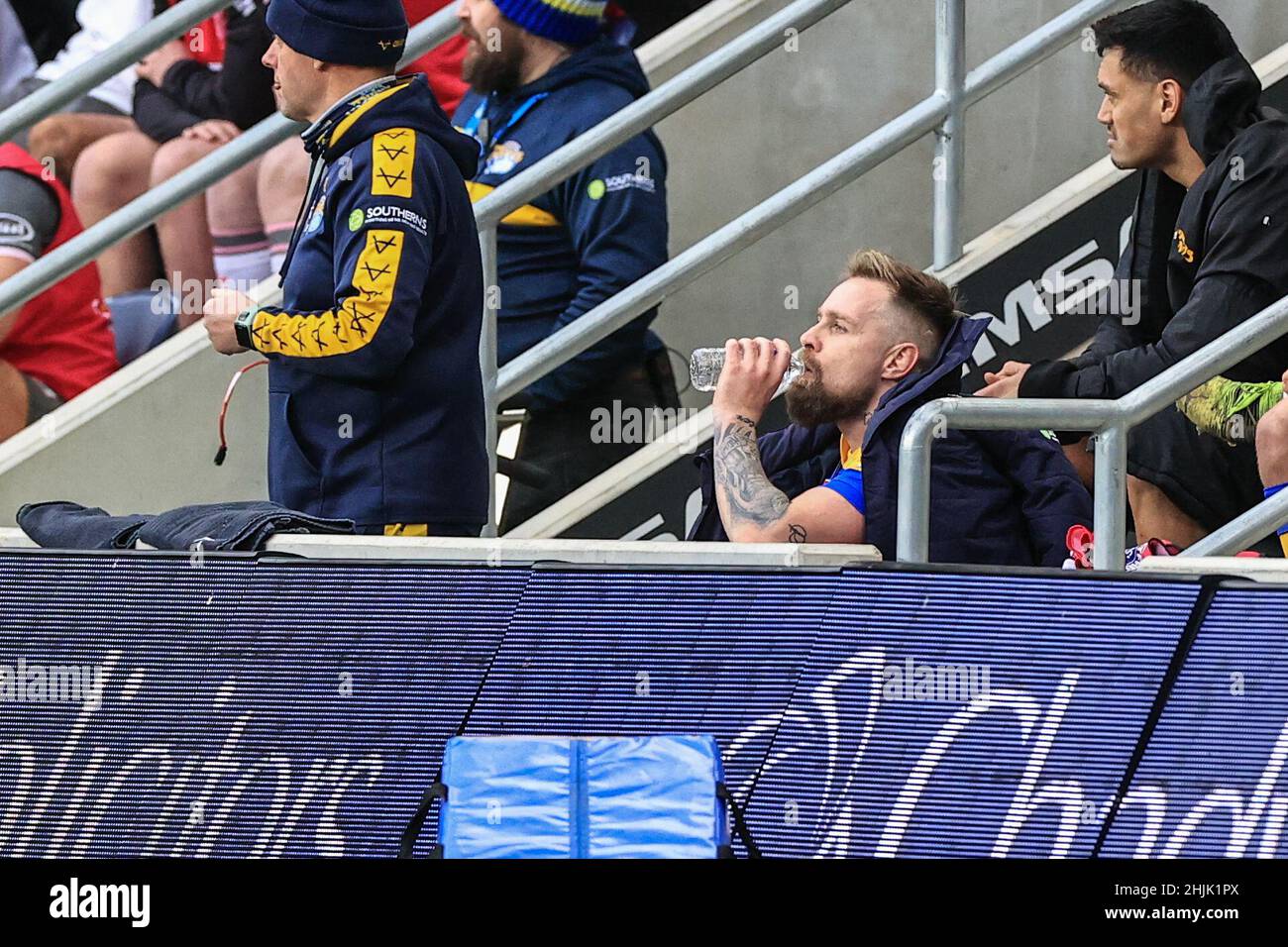 Blake Austin of Leeds Rhinos is sin-binned Stock Photo - Alamy