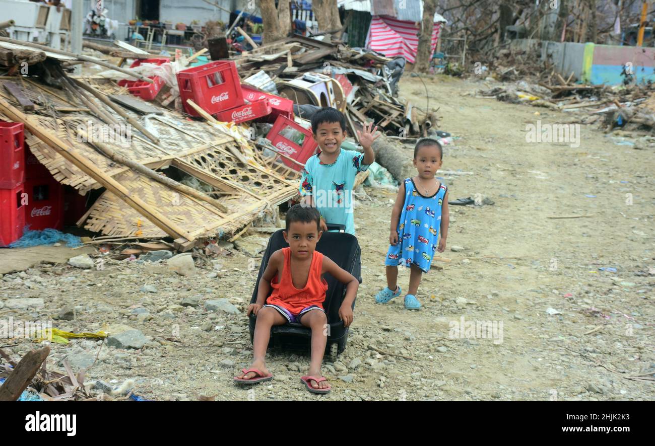 Tagbilaran, Bohol, Philippines. 24th Dec, 2021. Aftermath of Typhoon ...