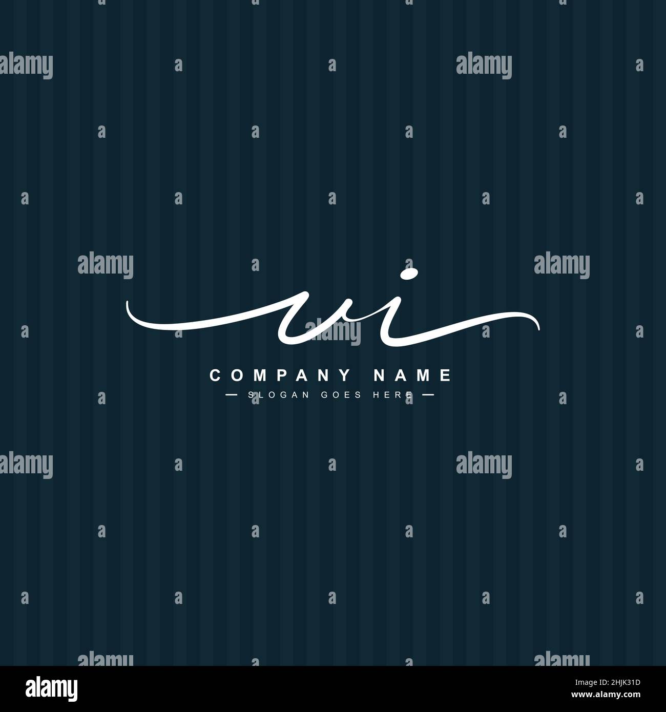 Letter ui logo hi-res stock photography and images - Alamy