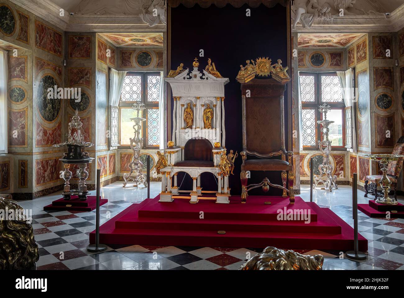 The throne chair of denmark hi-res stock photography and images - Alamy