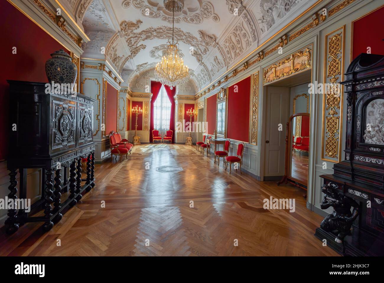 Princess Chamber at Christiansborg Palace - Copenhagen, Denmark Stock ...