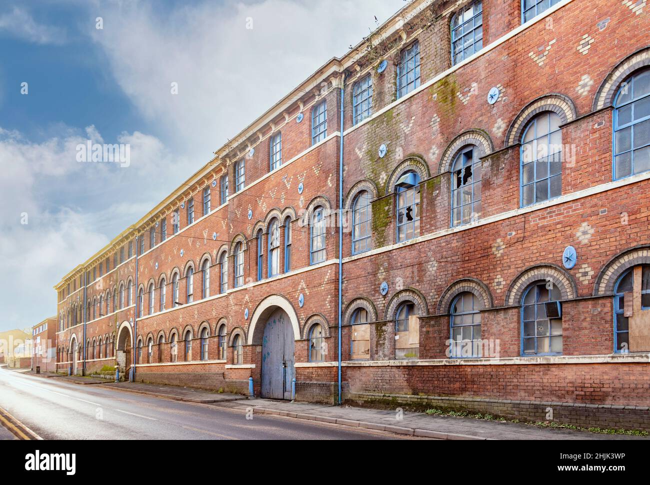 perspective view of traditional victorian ceramic pottery factory in ...