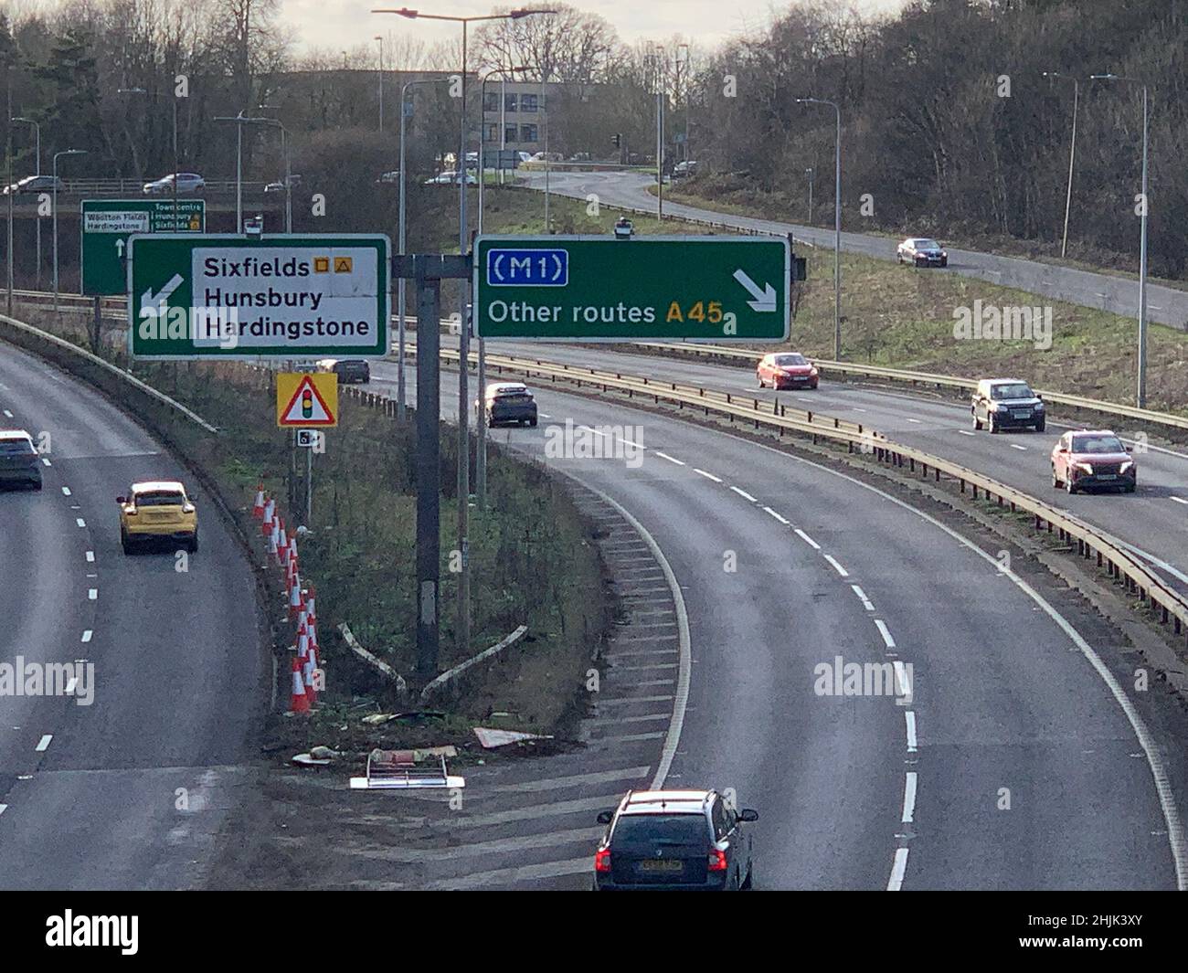 M1 Motorway Sign High Resolution Stock Photography and Images - Alamy