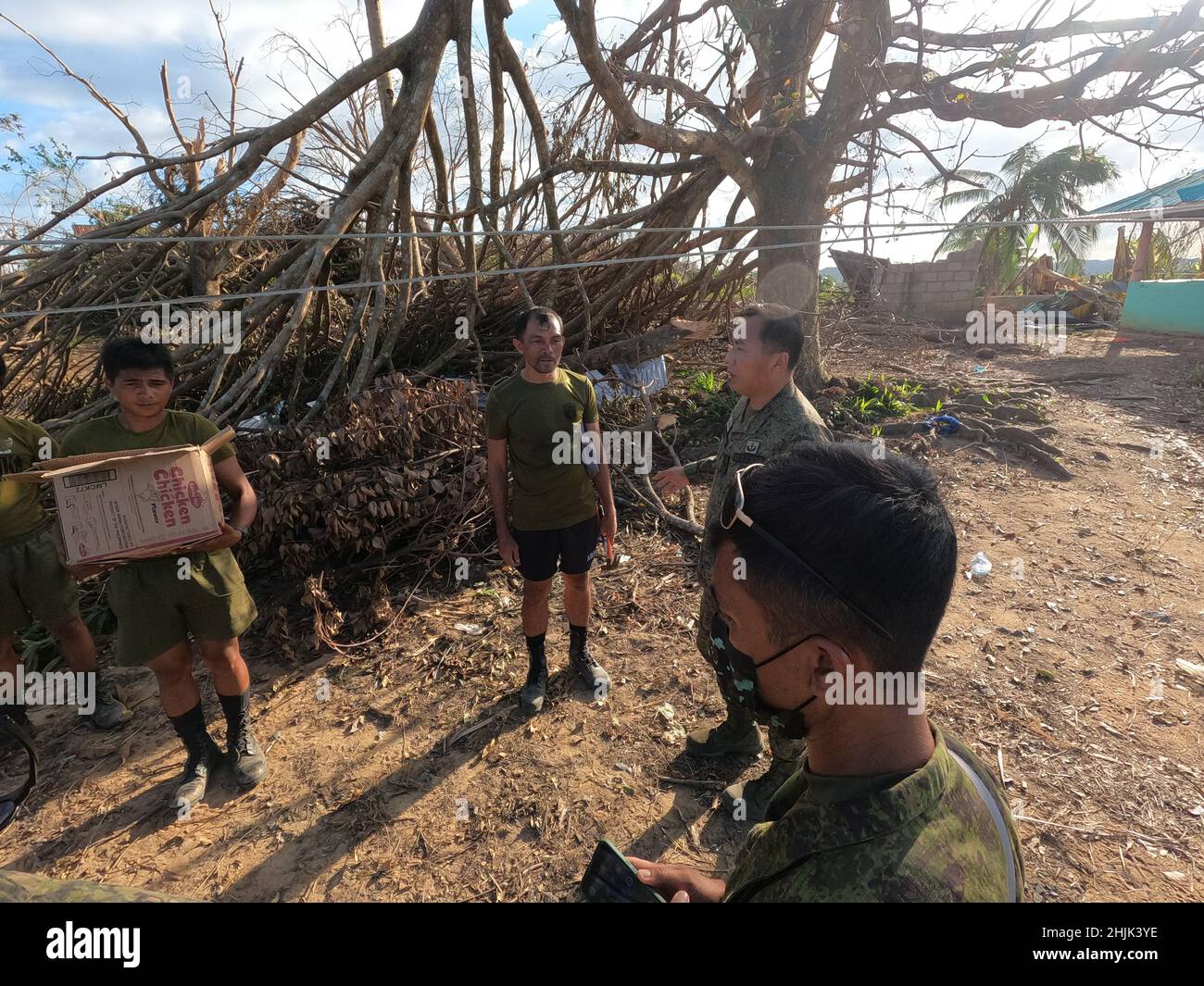 Tagbilaran, Bohl, Philippines. 23rd Dec, 2021. Aftermath of Typhoon ...