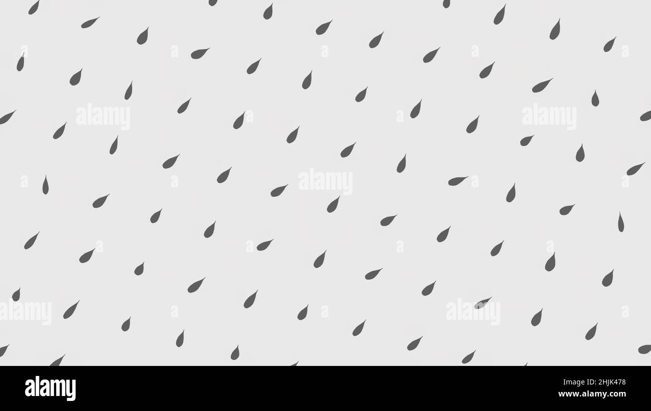 Abstract pattern of small grey leaves rotating and moving up on the ...