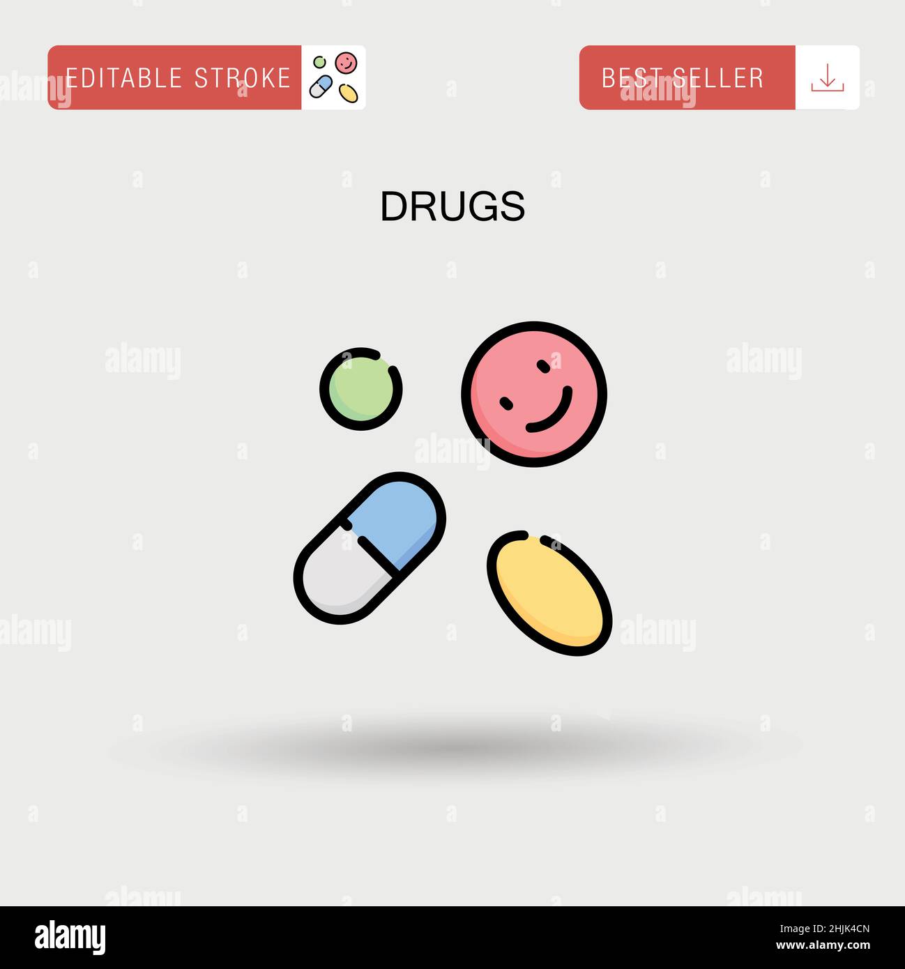 Man white background capsule Stock Vector Images - Alamy