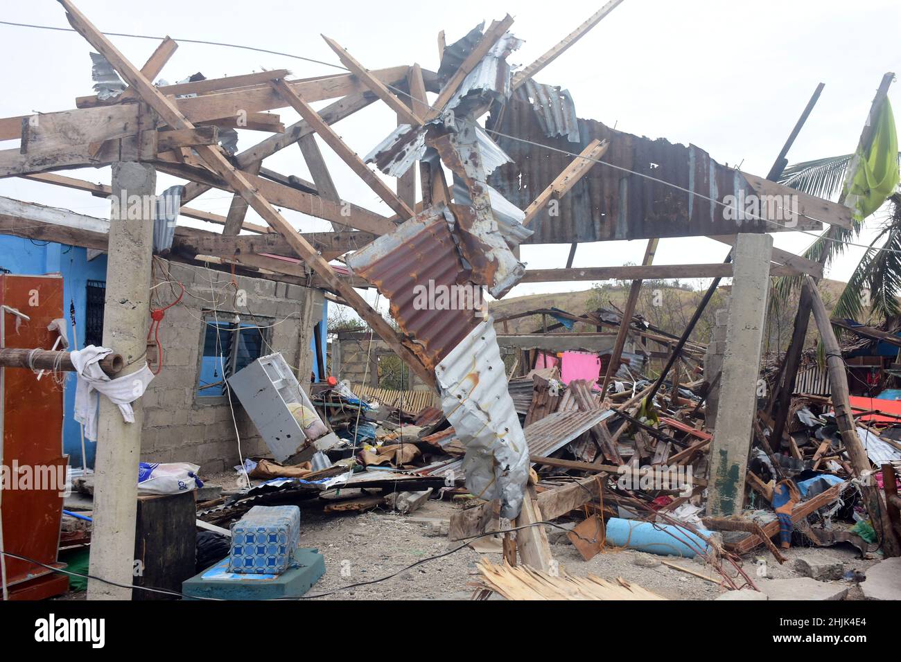 Tagbilaran, Bohol, Philippines. 24th Dec, 2021. Aftermath of Typhoon ...