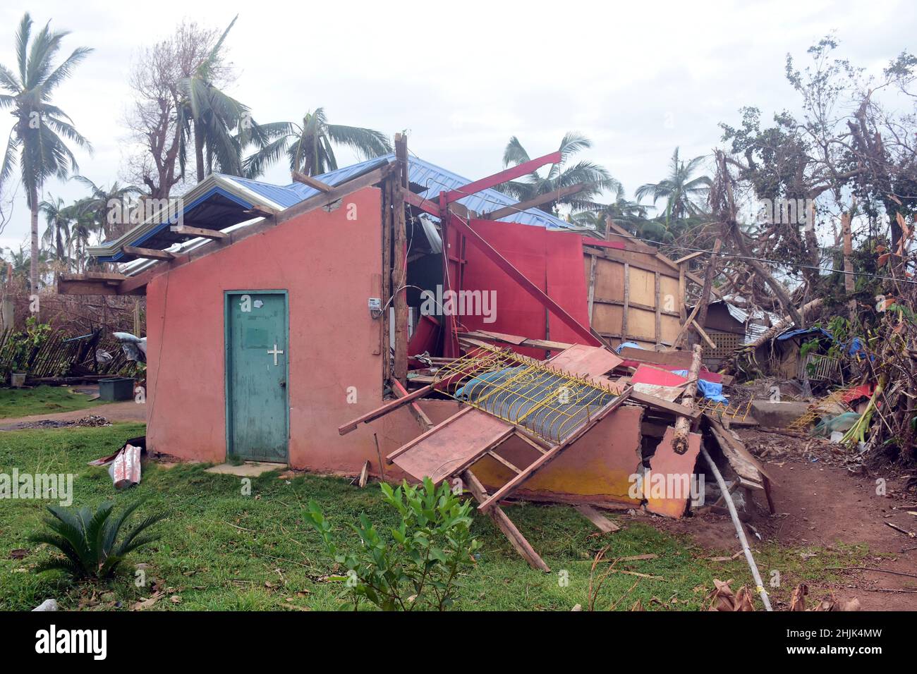Tagbilaran, Bohol, Philippines. 24th Dec, 2021. Aftermath of Typhoon ...