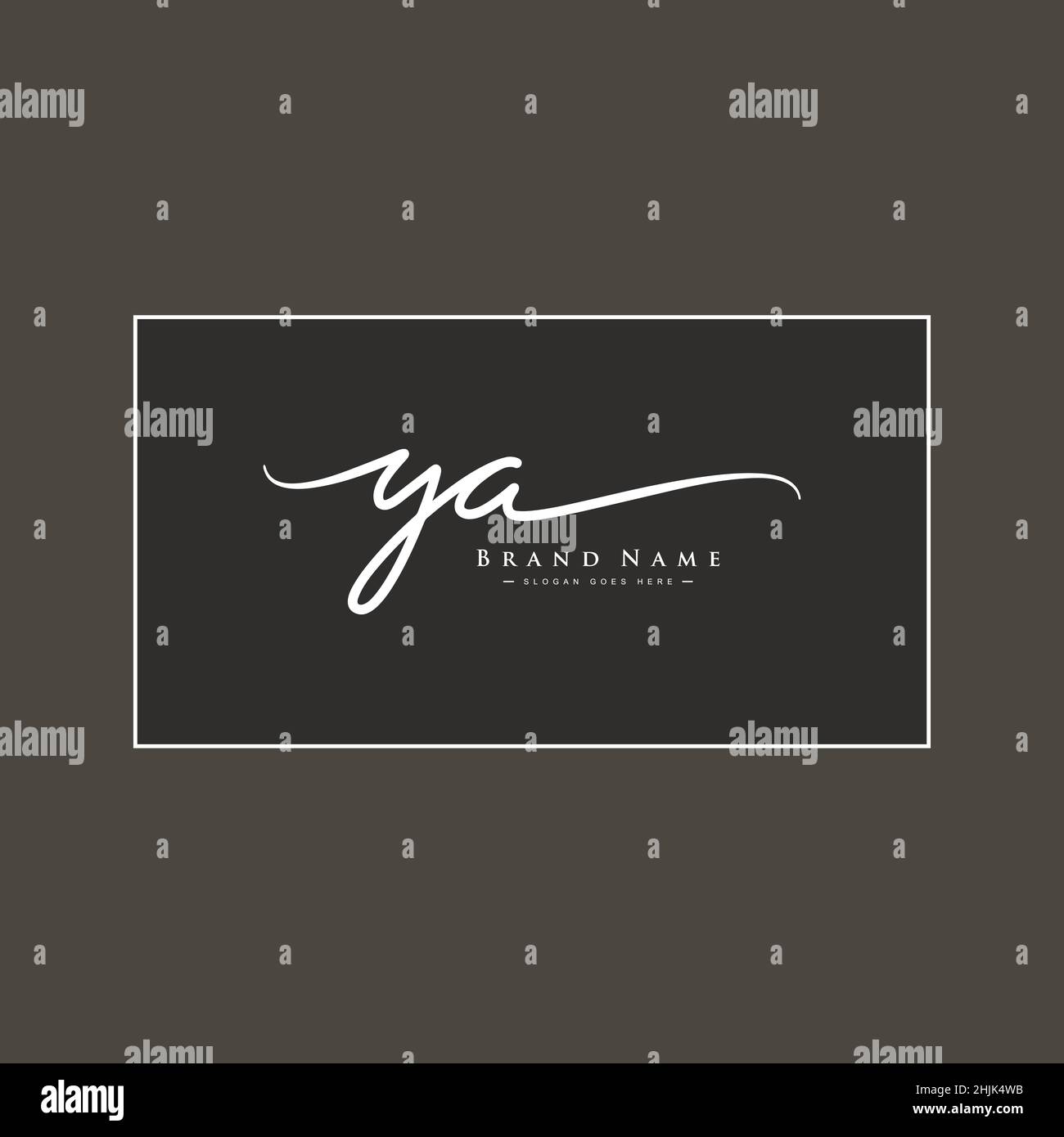 Letter ya Stock Vector Images - Alamy