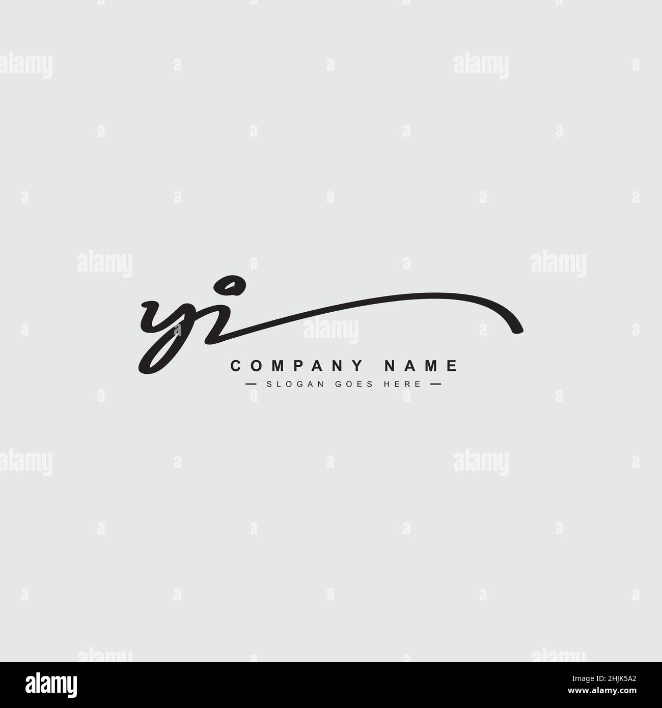 Yi logo Stock Vector Images - Alamy