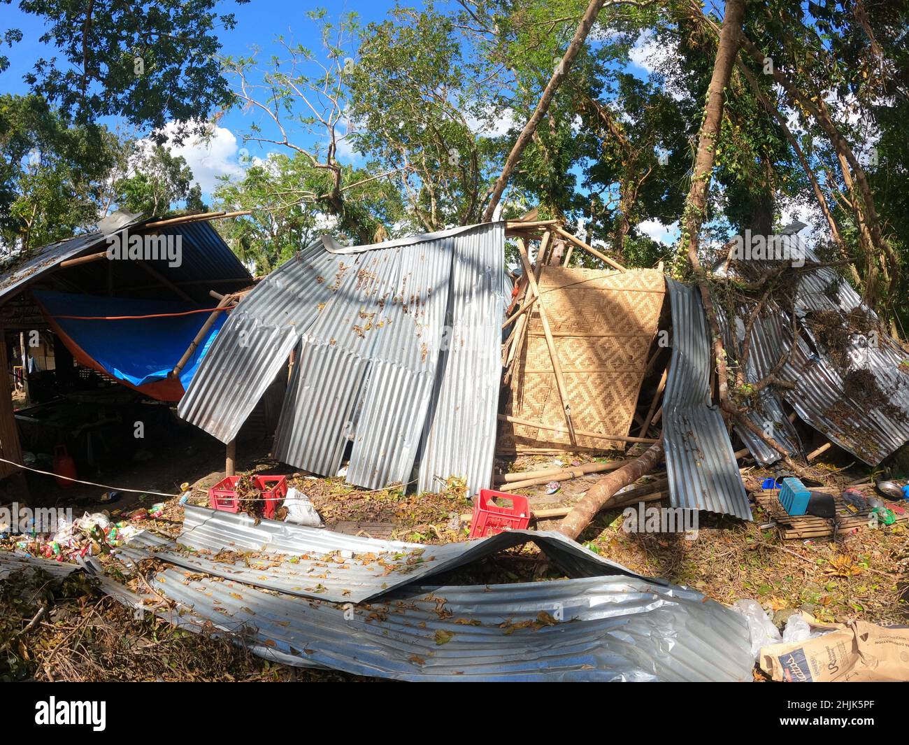 Tagbilaran, Bohl, Philippines. 23rd Dec, 2021. Aftermath of Typhoon ...