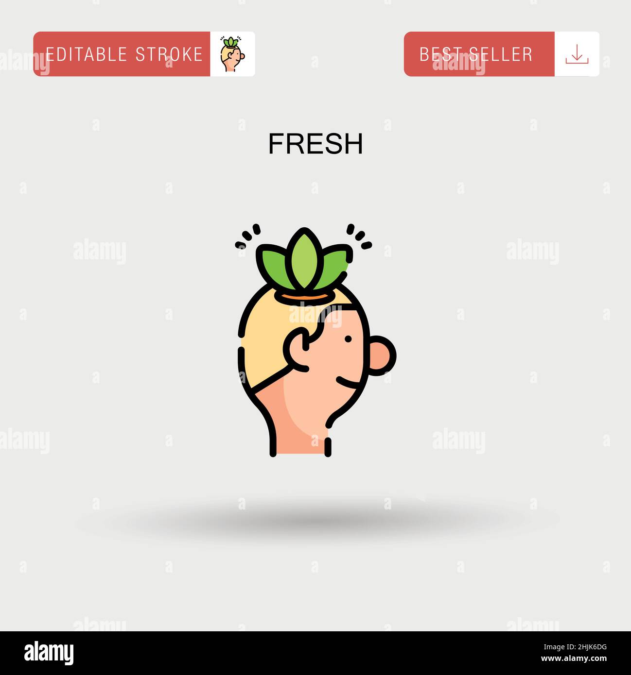 Nature fresh freshness Stock Vector Images - Alamy