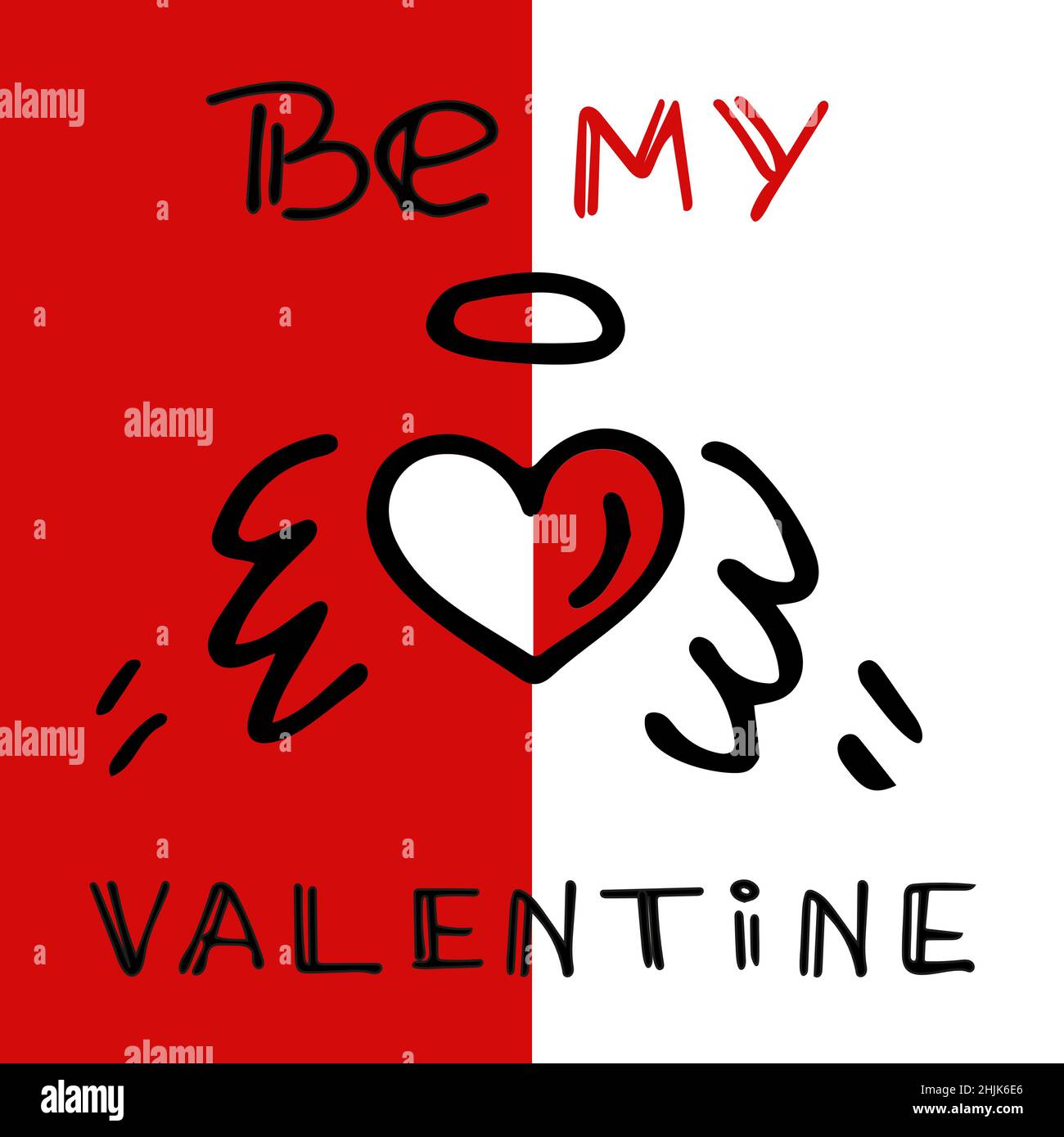 Valentine illustrations Stock Vector Images - Alamy