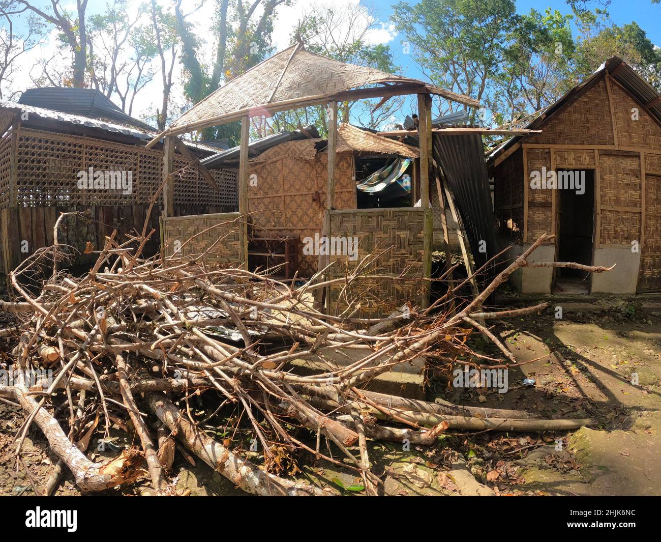 Tagbilaran, Bohl, Philippines. 23rd Dec, 2021. Aftermath of Typhoon ...