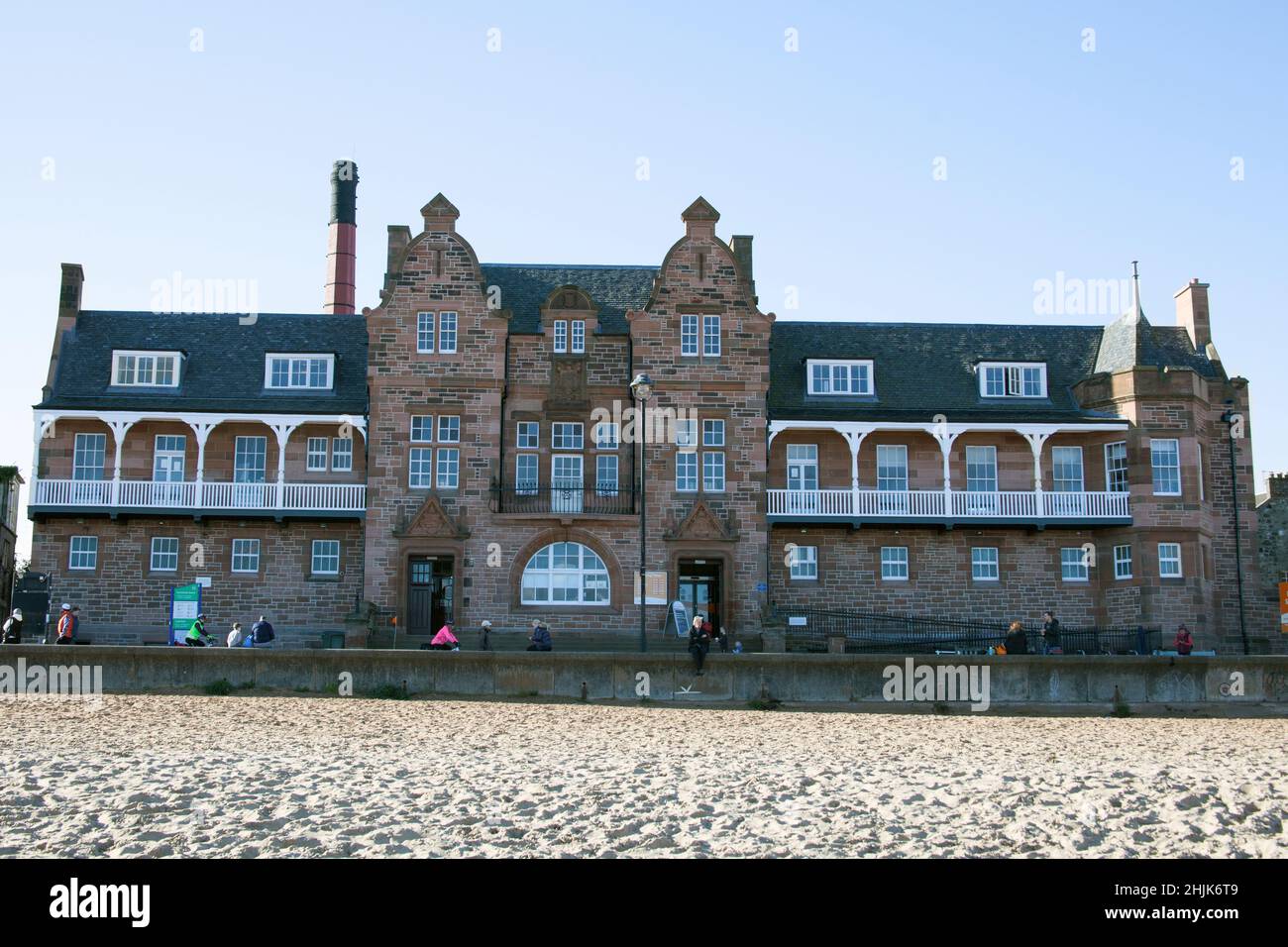 Views of the Promenade at Portobello Beach in Edinburgh, Scotland in ...