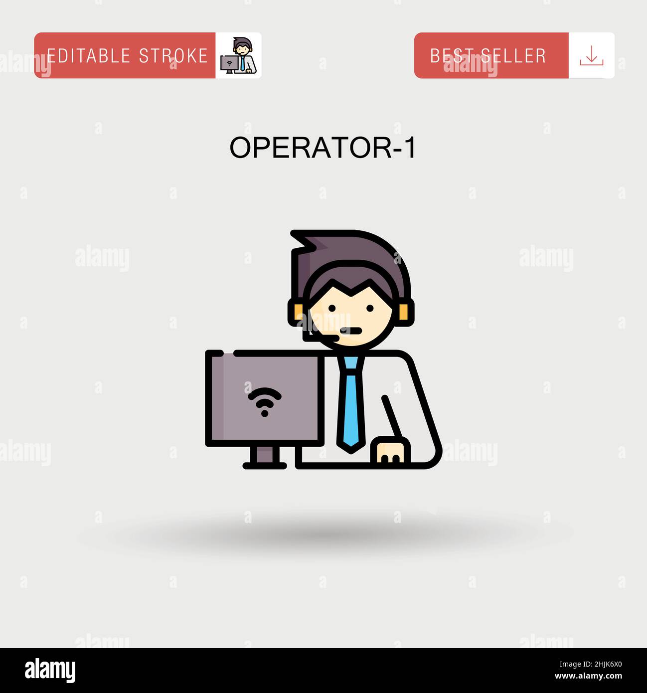 Drawing call center operator hi-res stock photography and images - Alamy