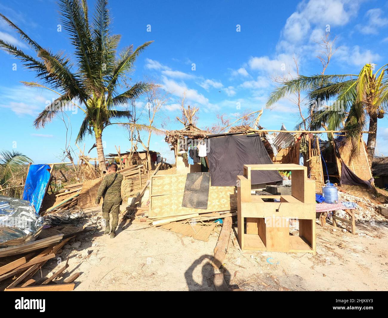 Tagbilaran, Bohl, Philippines. 23rd Dec, 2021. Aftermath of Typhoon ...