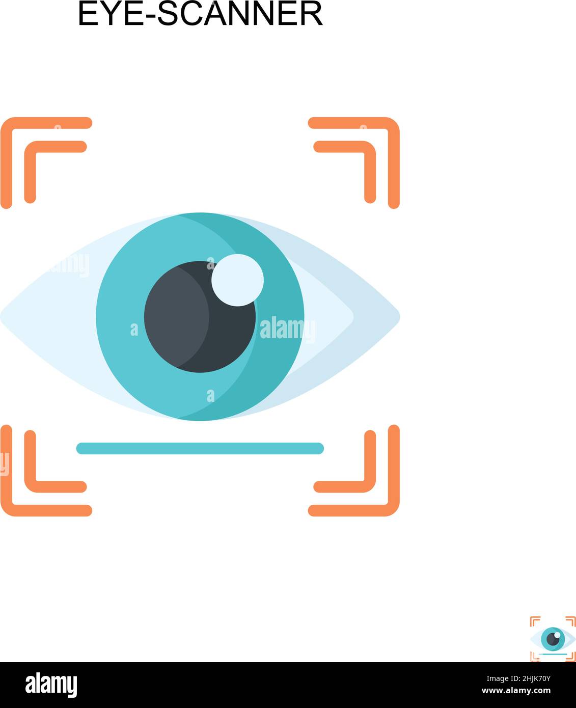 Biometric scanner screen Stock Vector Images - Alamy