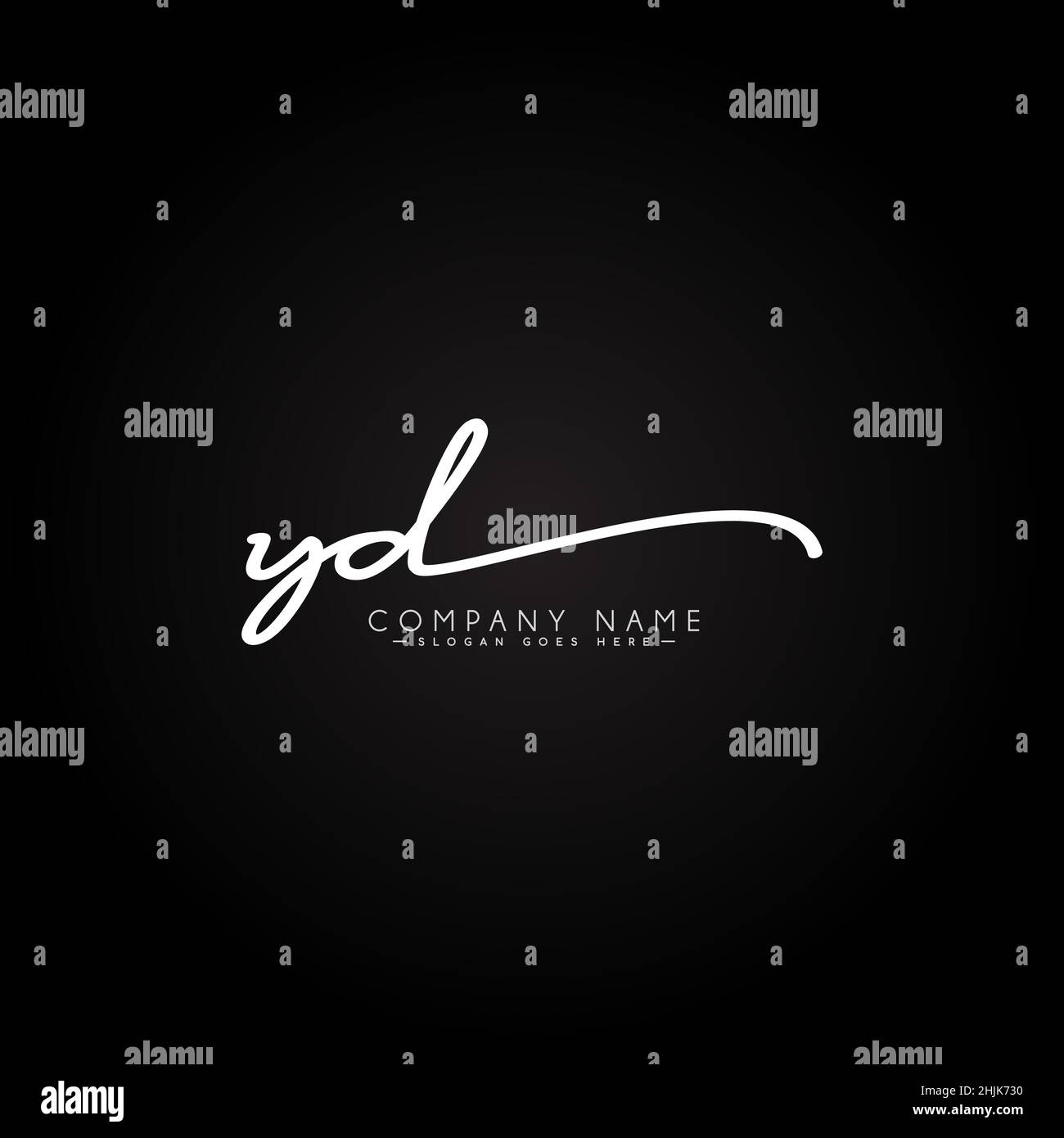 Yd font Stock Vector Images - Alamy