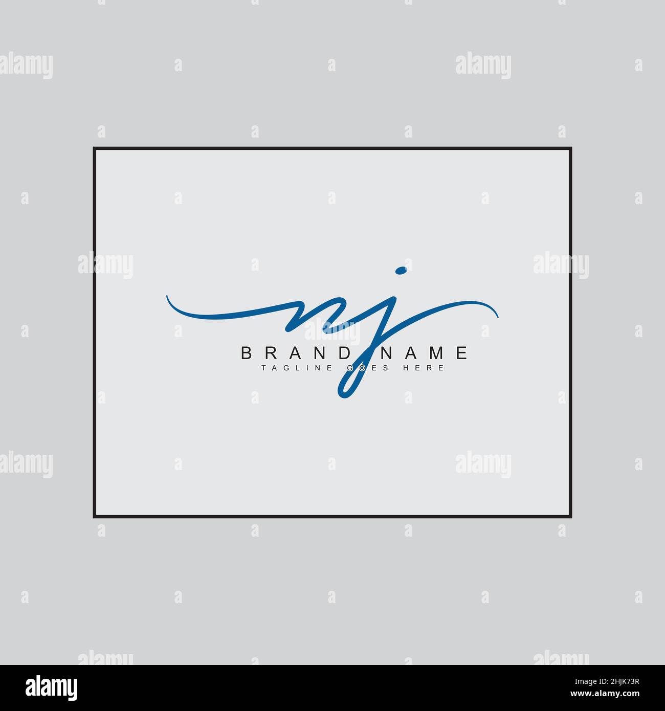 Nj font Stock Vector Images - Alamy